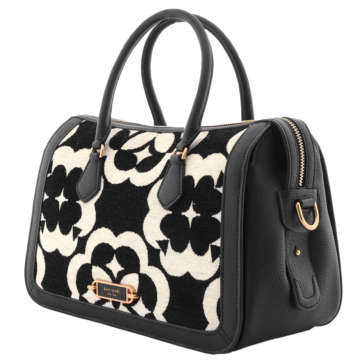 Kate Spade Medium Spade Flower Gramercy Chenille Satchel K9911-001 ...