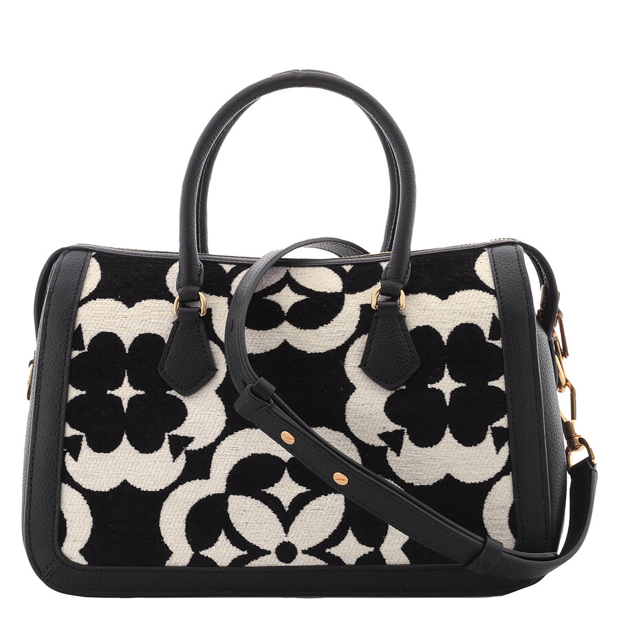 Kate Spade Medium Spade Flower Gramercy Chenille Satchel K9911-001 ...