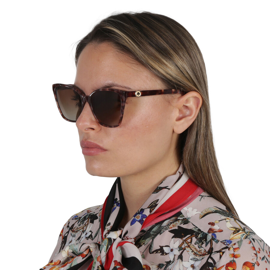 Kate Spade Polarized Brown Gradient Cat Eye Ladies Sunglasses AMIYAH/G ...