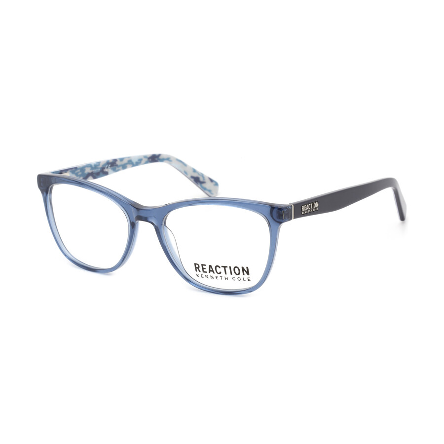 Kenneth Cole New York Ladies Blue Rectangular Eyeglass Frames ...