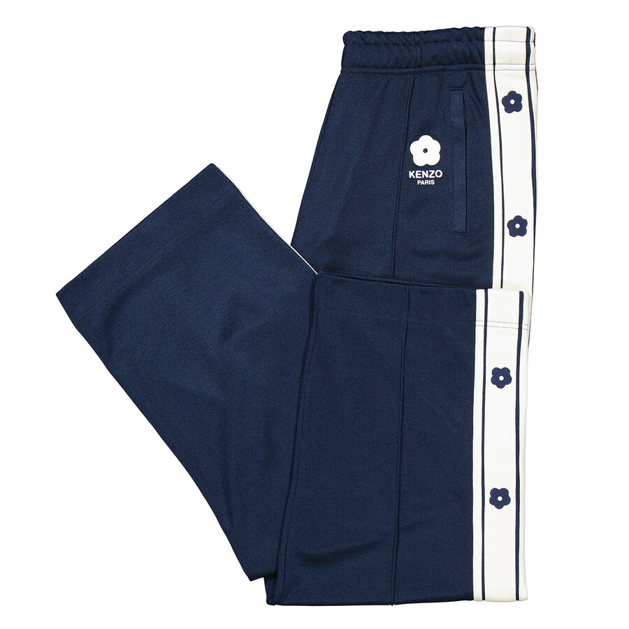 Kenzo Boke Flower Signature Motif Track Pants, Size Large FD55PA7474IE.77 - Apparel - Jomashop