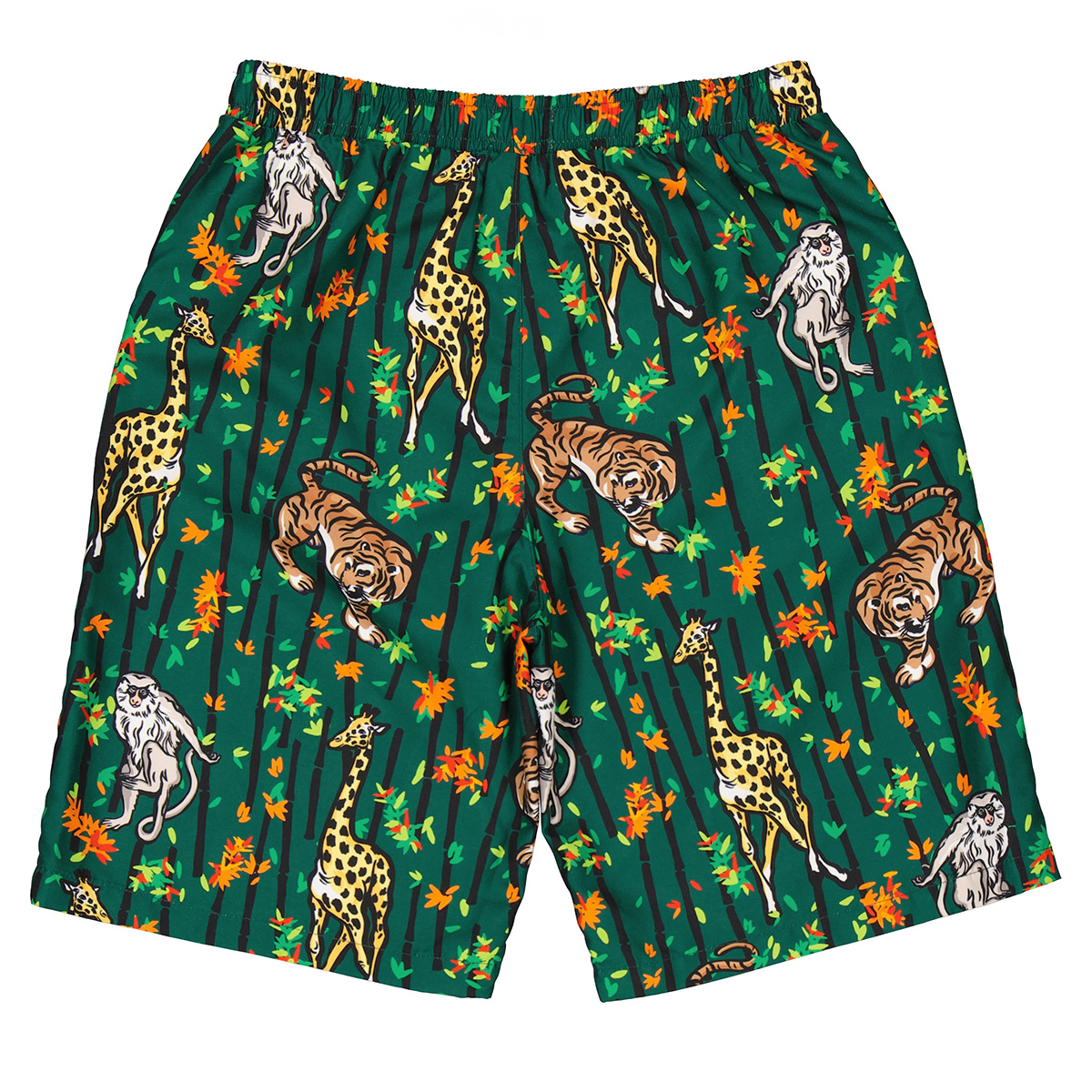 Kenzo Boys Dark Green Jungle Theme Swim Shorts, Size 10Y K24316-678 ...
