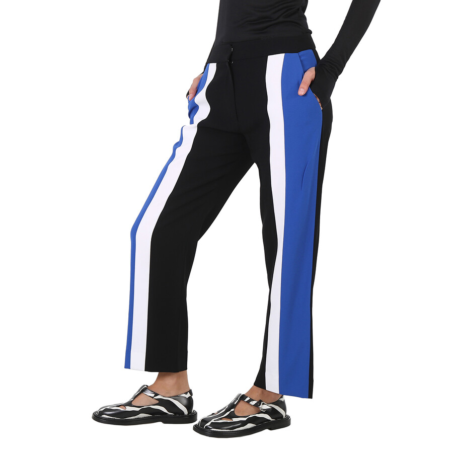 Kenzo Ladies Colorblock Crepe Trousers, Brand Size 34 (US Size 2 ...