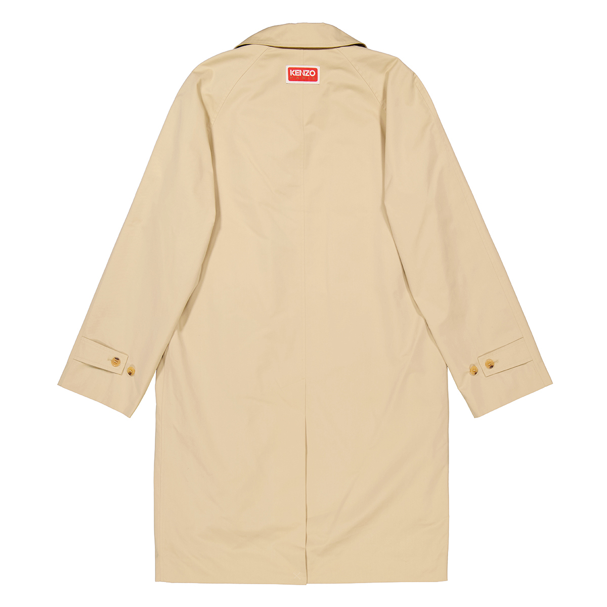 Kenzo Men's Beige Waterproof Trench Coat, Brand Size 48 (Medium ...