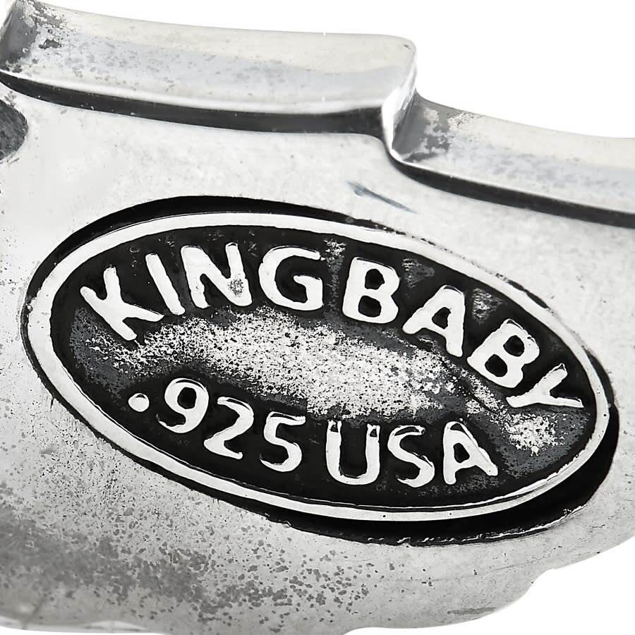 King Baby Silver and Turquoise Wing Ring K20-5892-S-11 - Jewelry - Jomashop