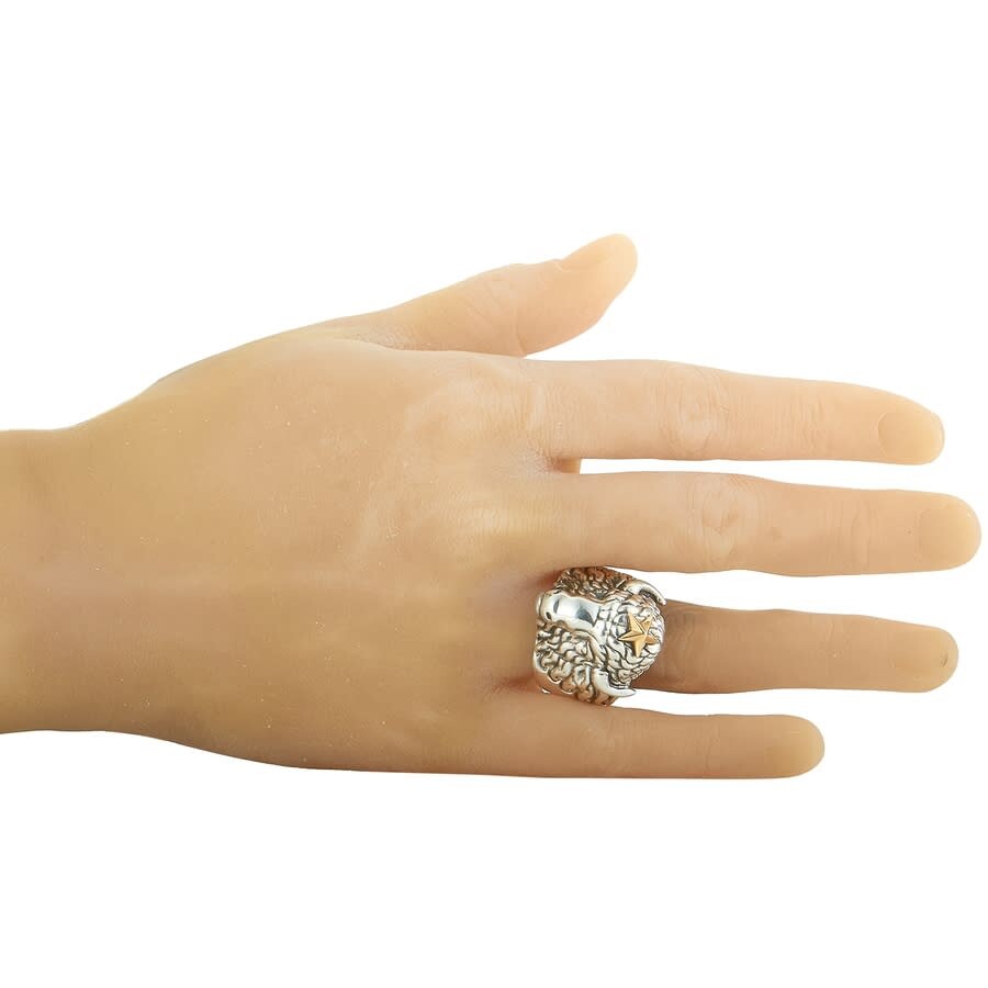King Baby Sterling Silver Star Buffalo Ring K20-5985-S-9 - Jewelry ...