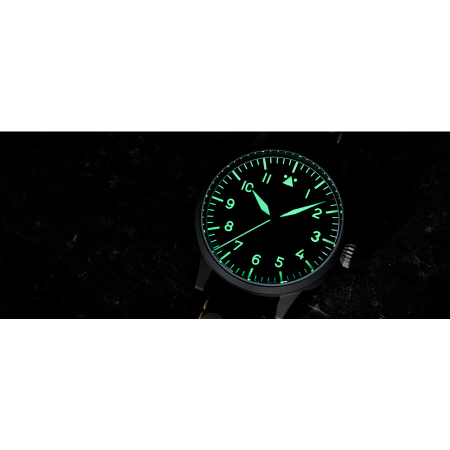 Laco Pilot Watch Original Automatic Black Dial Men's Watch 861748 ...