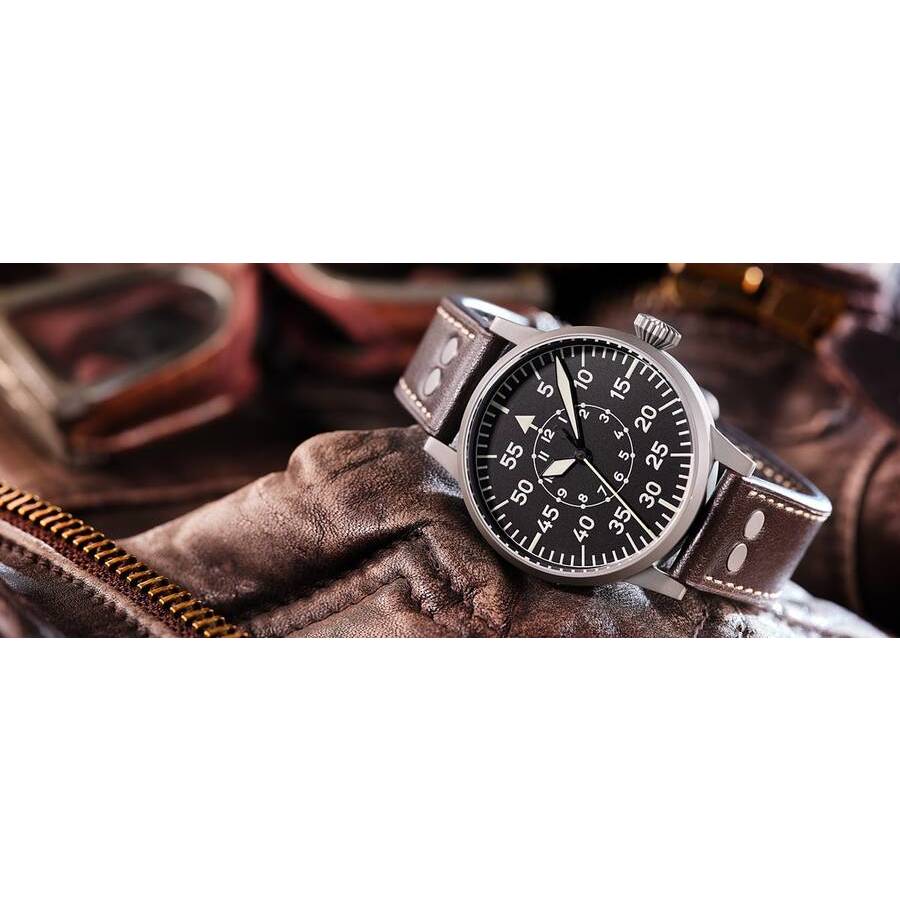Laco Pilot Watch Original Automatic Black Dial Men's Watch 861749 ...