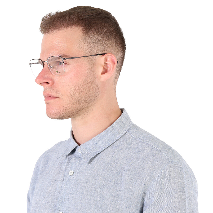 Lacoste Demo Rectangular Men's Eyeglasses L2254 033 55 886895429405 - Eyeglasses - Jomashop