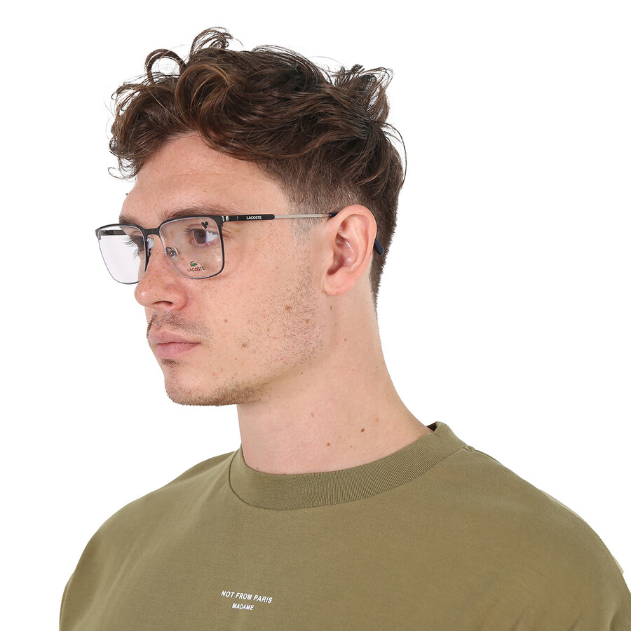 Lacoste Demo Rectangular Men's Eyeglasses L2287 021 55 886895568593 - Eyeglasses - Jomashop