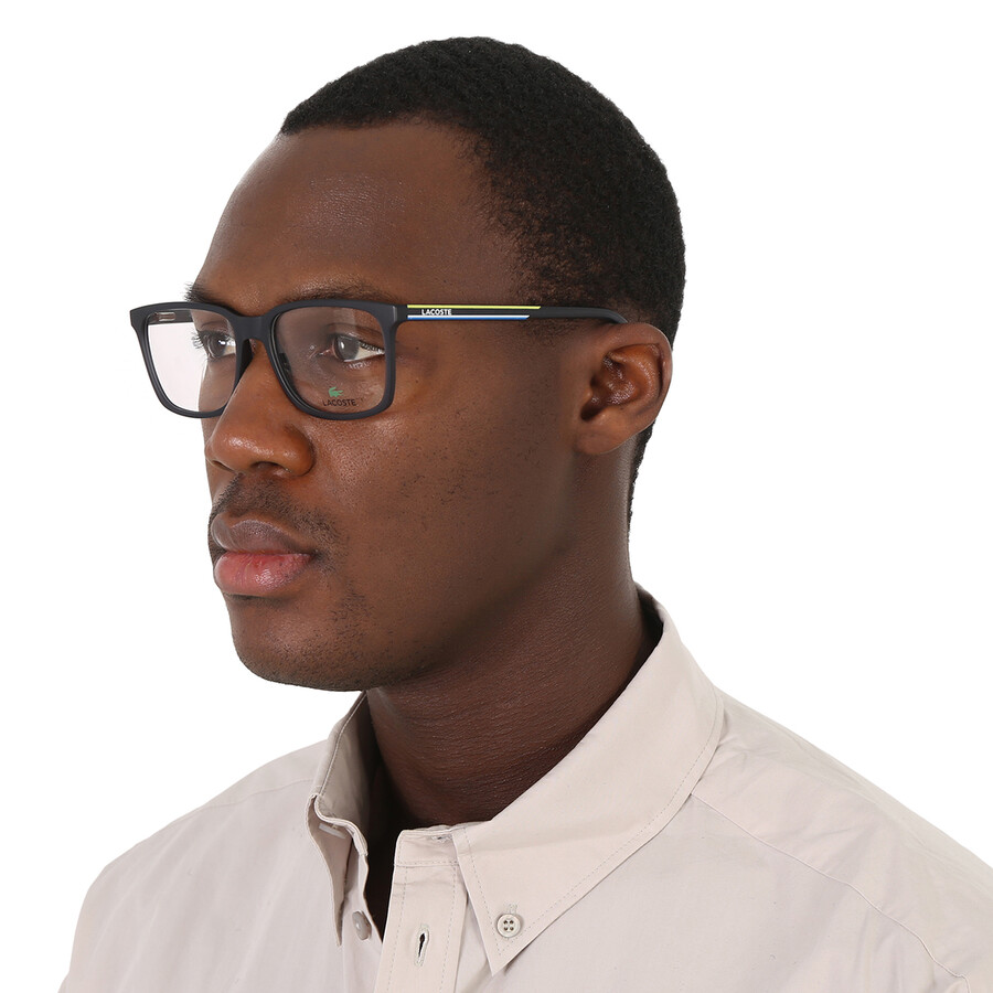 Lacoste Demo Rectangular Men's Eyeglasses L2859 024 57 886895457101 - Eyeglasses - Jomashop