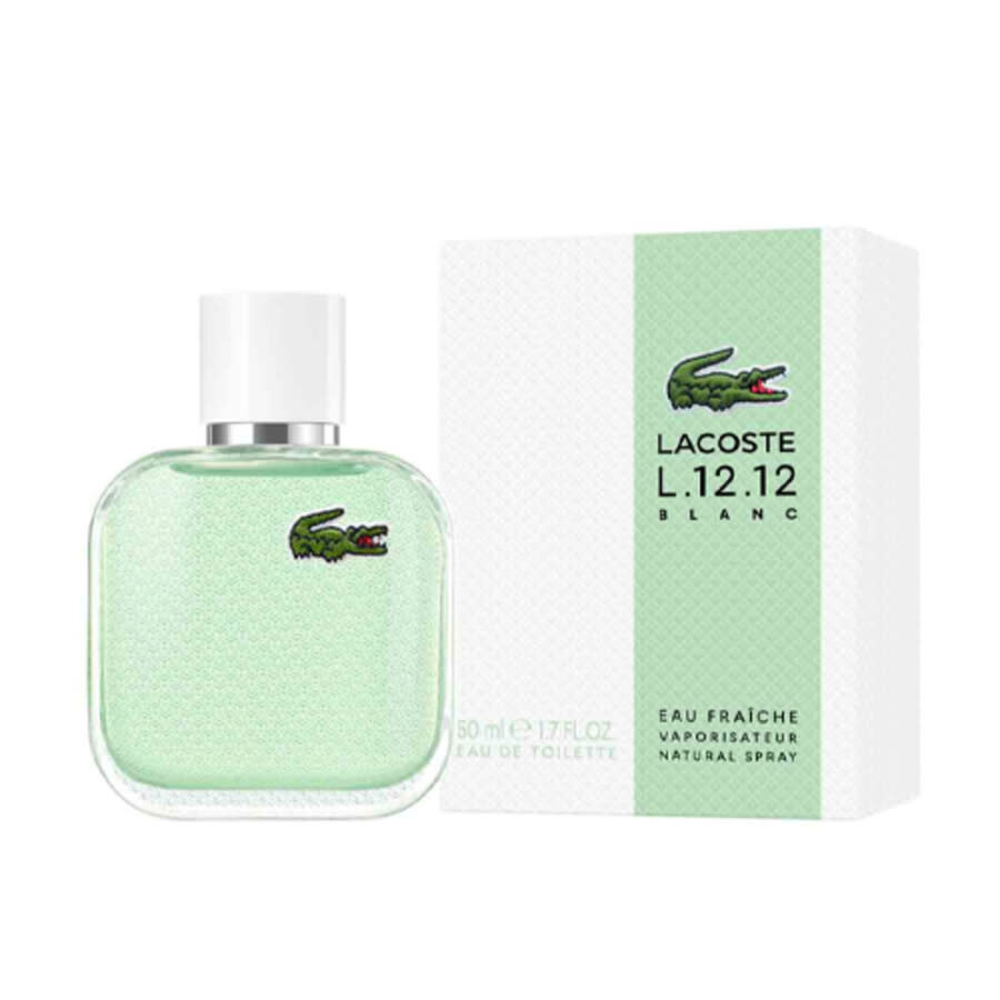 Lacoste Men's L.12.12 Blanc Eau Fraiche Eau de Toilette EDT 1.69 oz ...