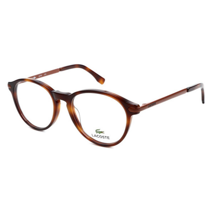 Lacoste Unisex Tortoise Round Eyeglass Frames L271821450 886895201209 ...