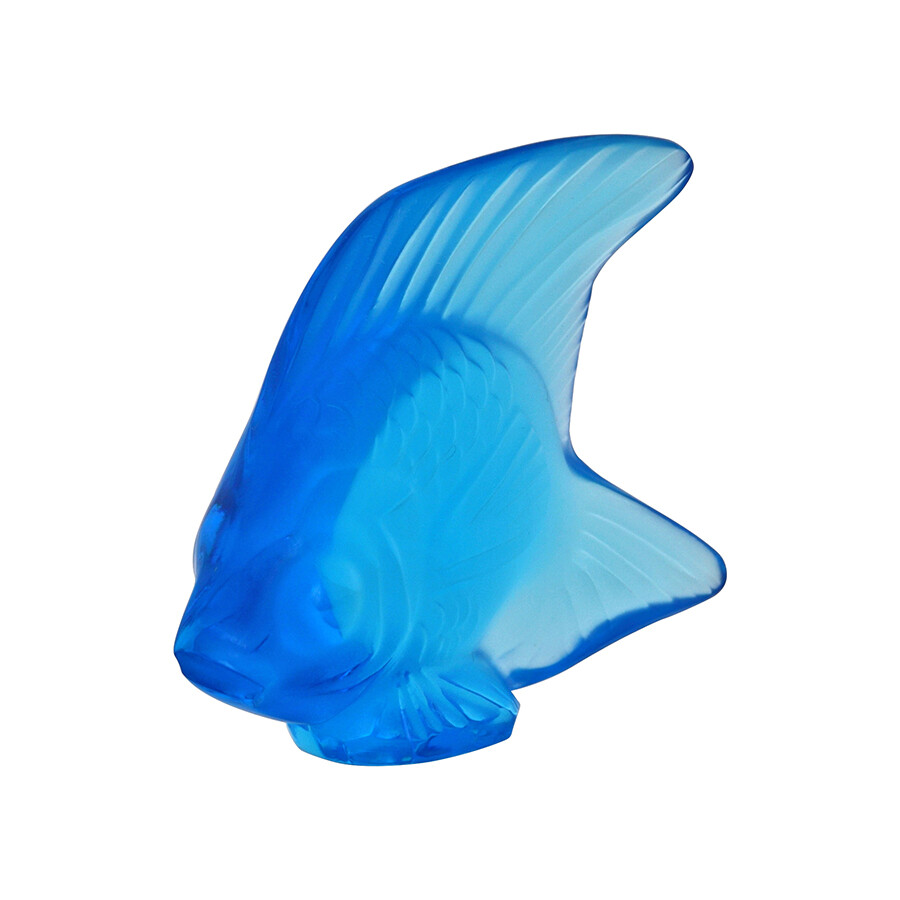 Lalique Crystal Fish Blue 30020 0090592300206 - Crystals & Figurines ...