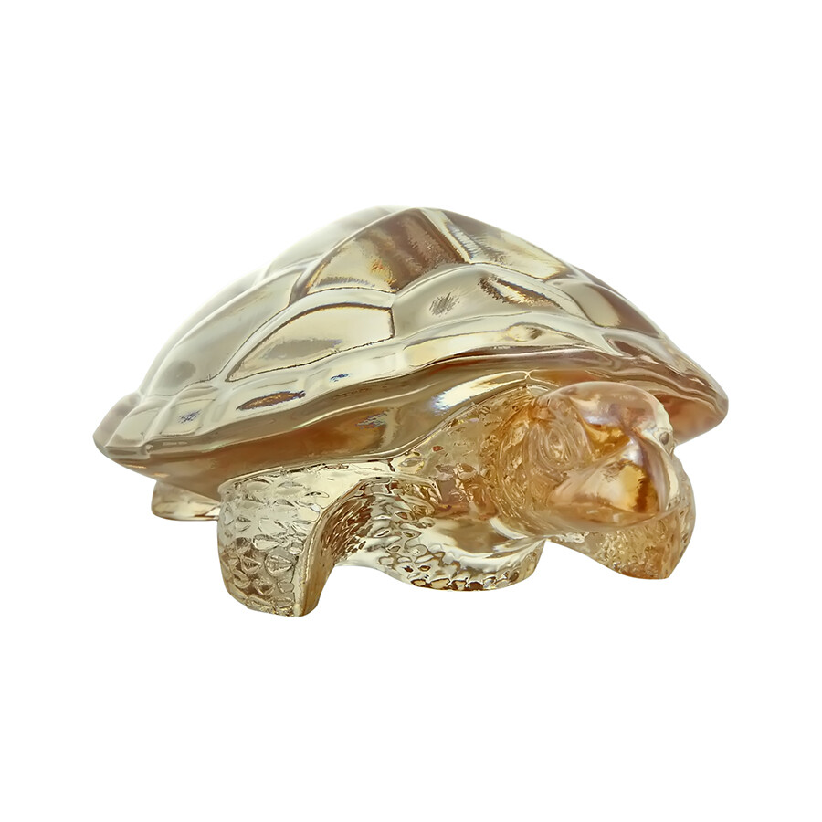 Lalique Gold Luster Caroline Turtle Sculpture 10139300 090592966051 ...