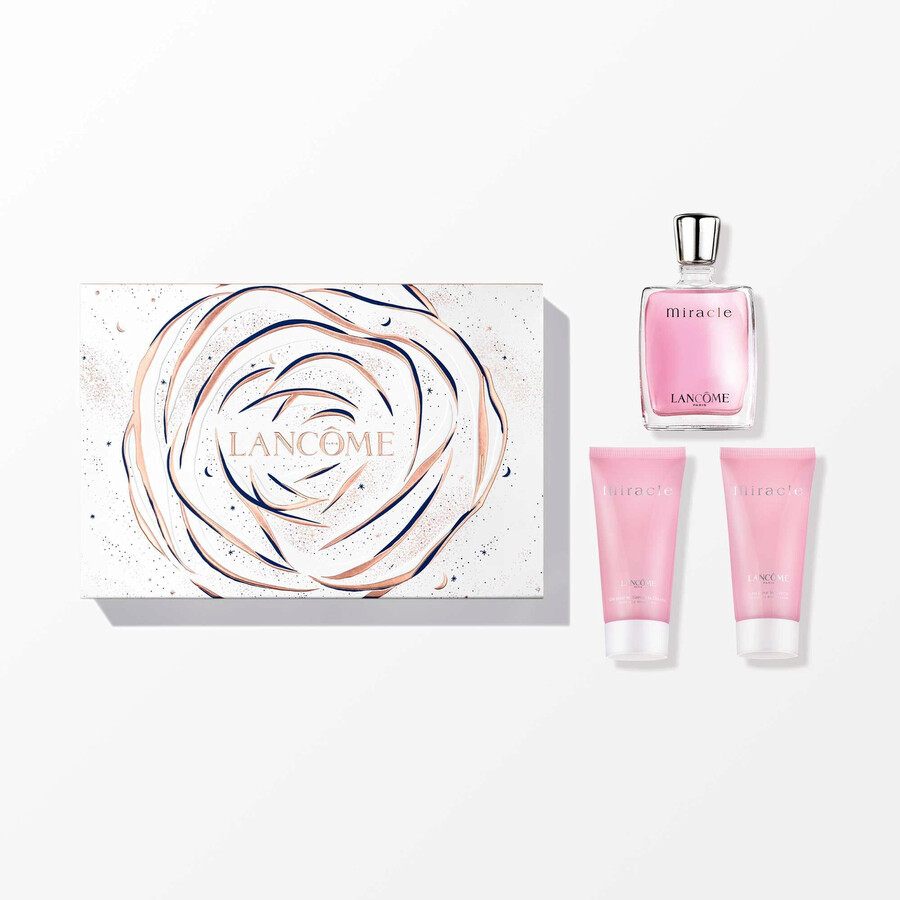 Lancome Ladies Miracle Gift Set Fragrances 3614274078367 - Fragrances ...
