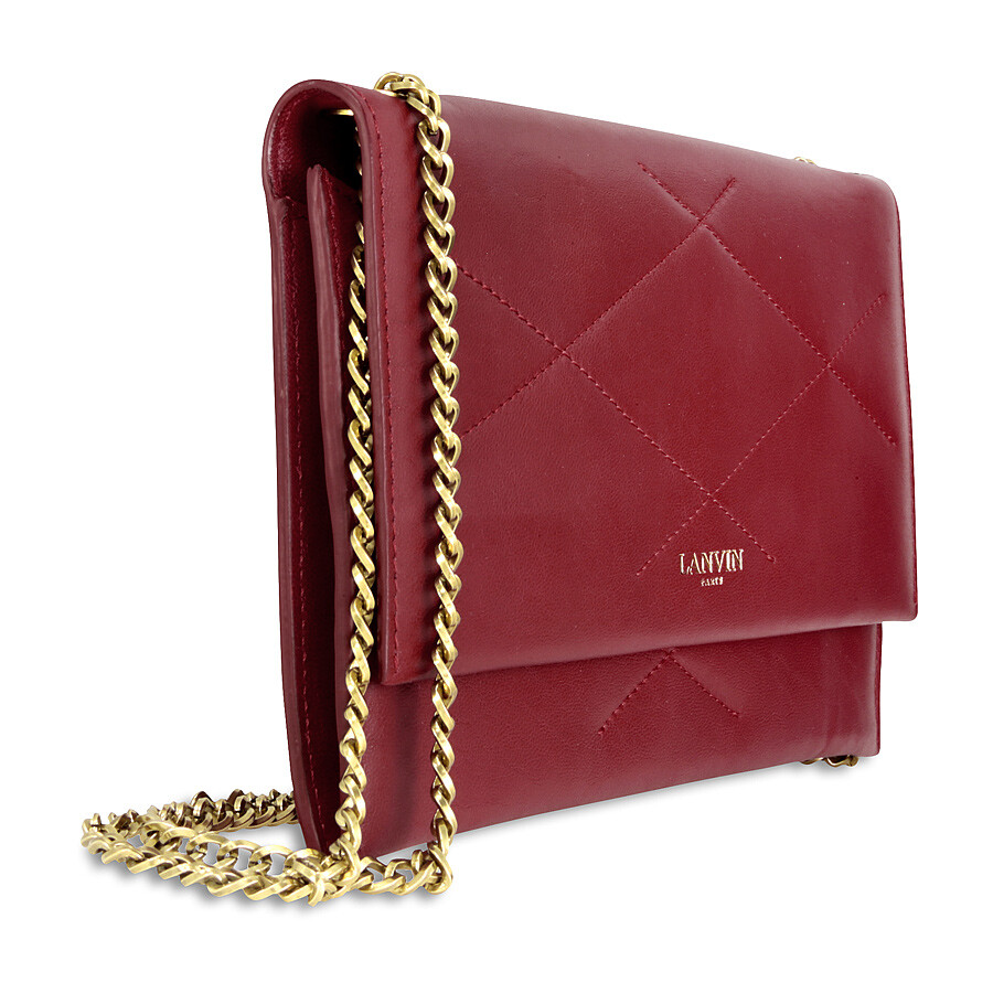 Lanvin Sugar Chain Lambskin Wallet - Red LW-BGGCP4-EGYA-P16 ...