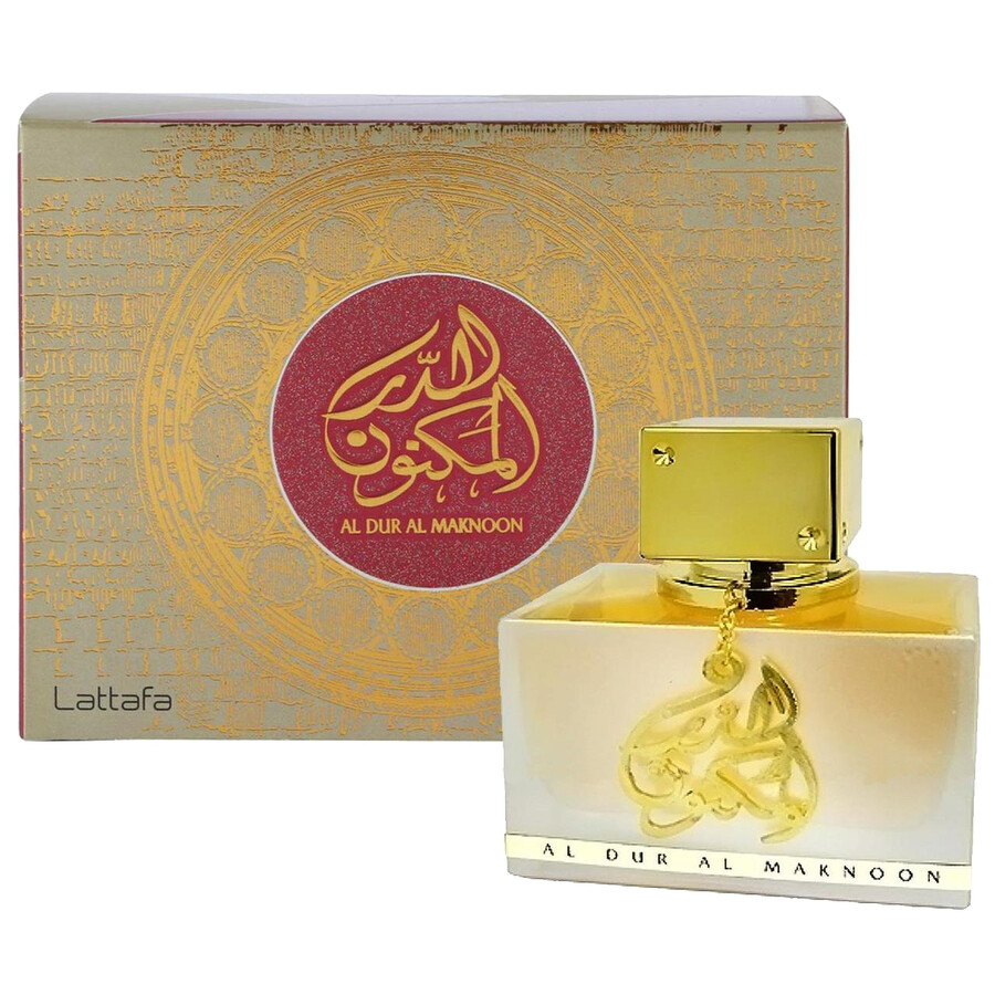 Lattafa Unisex Al Dur Al Maknoon Gold EDP Spray 3.4 oz Fragrances ...