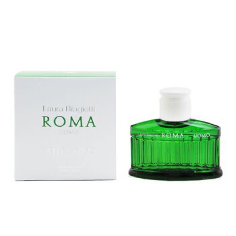 Laura Biagiotti Men's Roma Uomo Green Swing EDT Spray 2.5 oz Fragrances 8058045430797 ...