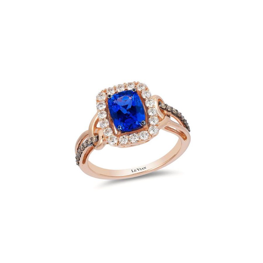 Le Vian Ladies Blueberry Tanzanite Ring in 14K Strawberry Gold 54637 ...