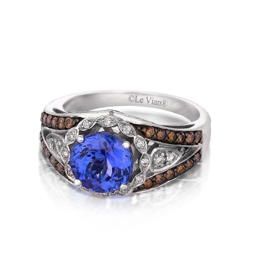 Le Vian Ladies Blueberry Tanzanite Rings set in 14K Vanilla Gold ...