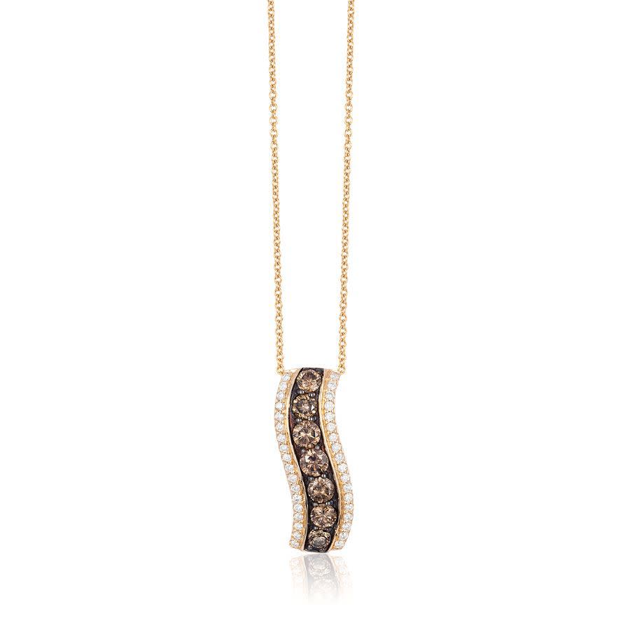 Le Vian Ladies Chocolate Diamonds Necklaces set in 14K Honey Gold ...