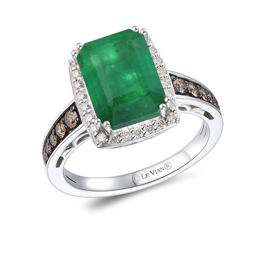 Le Vian Ladies Costa Smeralda Emeralds Rings set in 14K Vanilla Gold ...