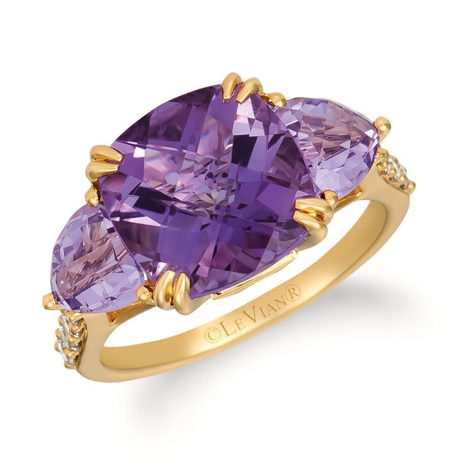 Le Vian Ladies Grape Amethyst Collection Rings set in 14K Honey Gold ...