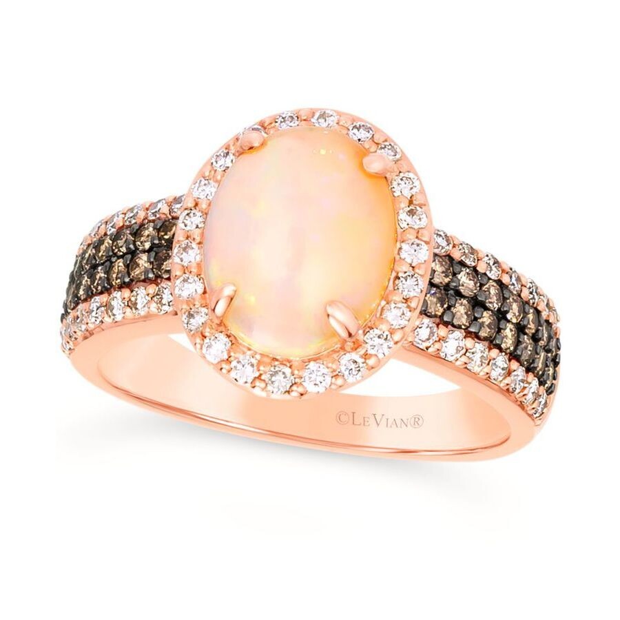 Le Vian Ladies Neopolitan Opal Rings set in 14K Strawberry Gold KTR155OPBDD 191247816872 ...
