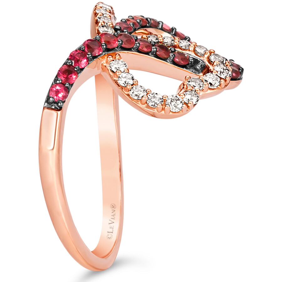 Le Vian Ladies Passion Ruby Rings set in 14K Strawberry Gold 901281 ...