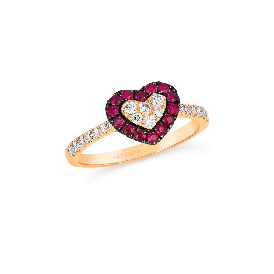 Le Vian Ladies Passion Ruby Rings set in 14K Strawberry Gold R6869R/C2 ...