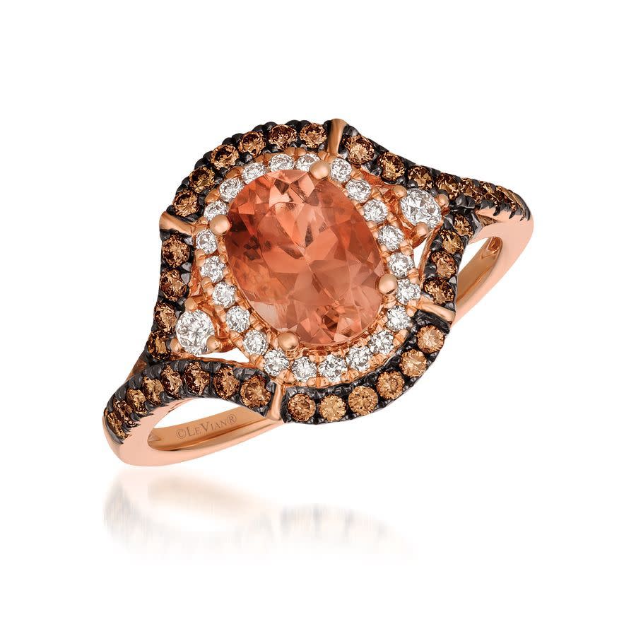 Le Vian Ladies Sunstone Rings set in 14K Strawberry Gold 72217 ...