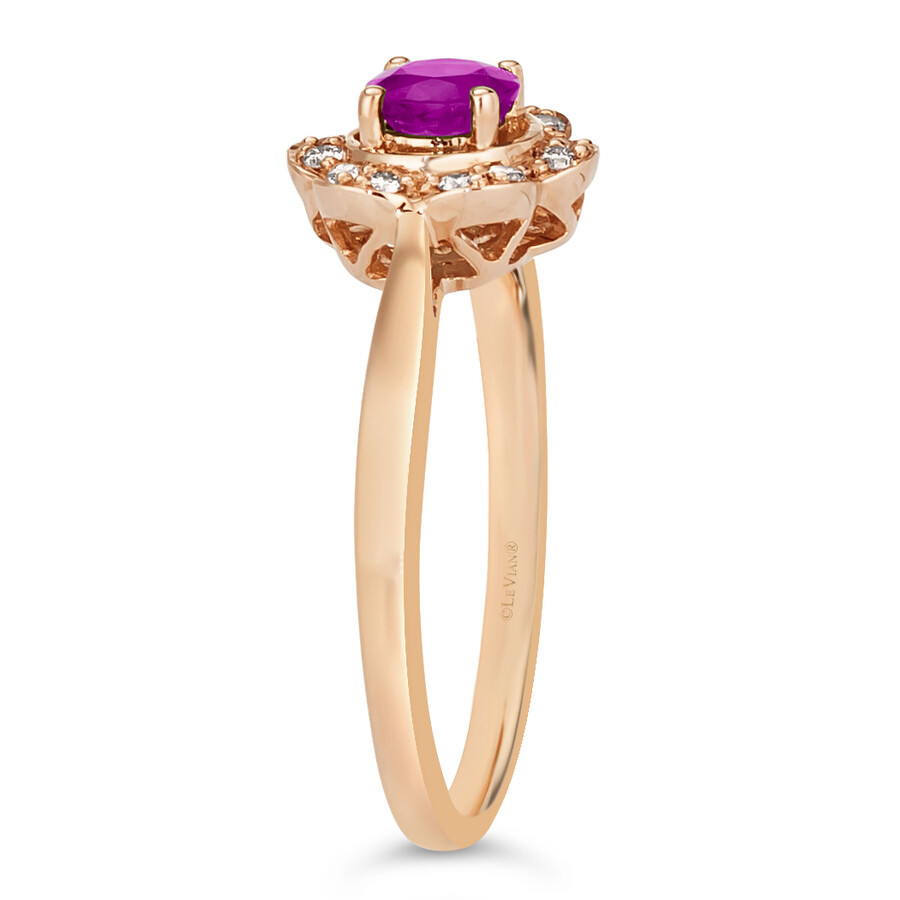 Le Vian Passion Ruby Ring set in 14K Strawberry Gold R6742R5 - Ladies ...
