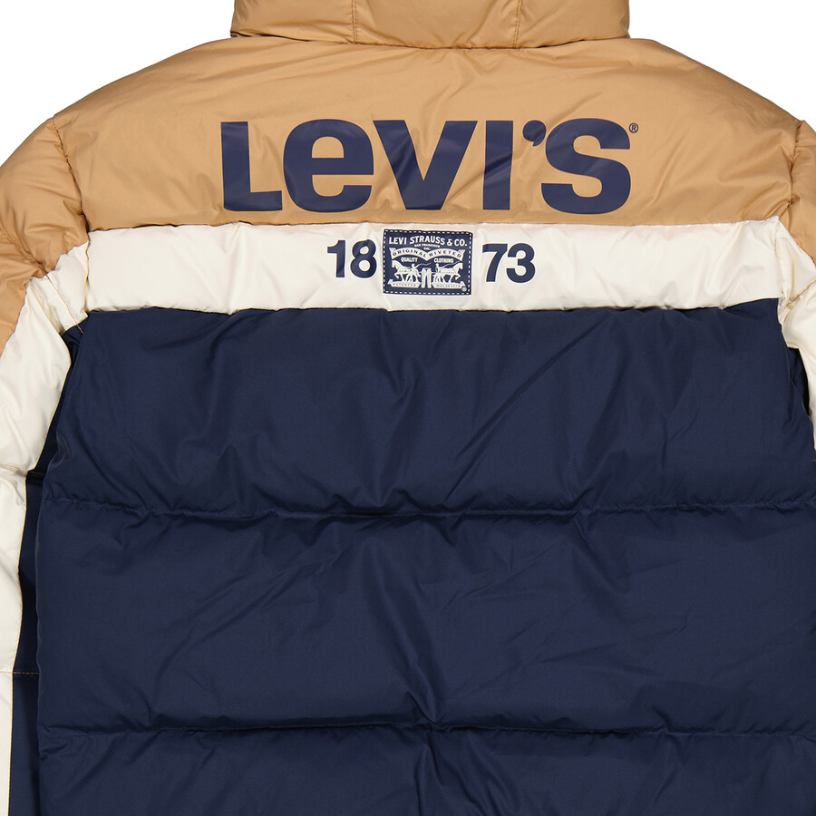 Levi'S Levis Boys Colorblock Down Hooded Puffer Jacket, Size 5 LVB-HO-G048-C8D - Apparel - Jomashop