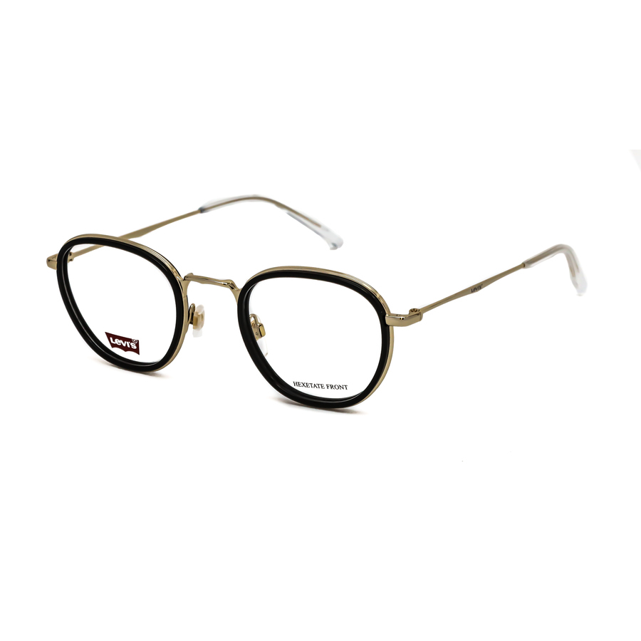 Levi'S Men's Black Round Eyeglass Frames LV501208070051 716736296791 ...