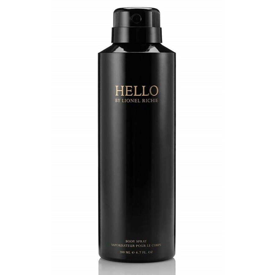 Lionel Richie Men's Hello Body Spray 6.7 oz Fragrances 5060426155611 ...