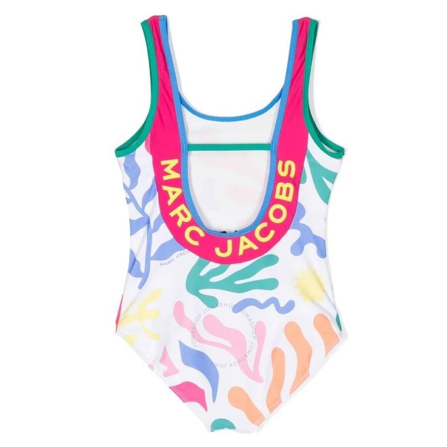 Little Marc Jacobs Girls Coral Reef 1-Piece Swimsuit, Size 4Y W10201 ...