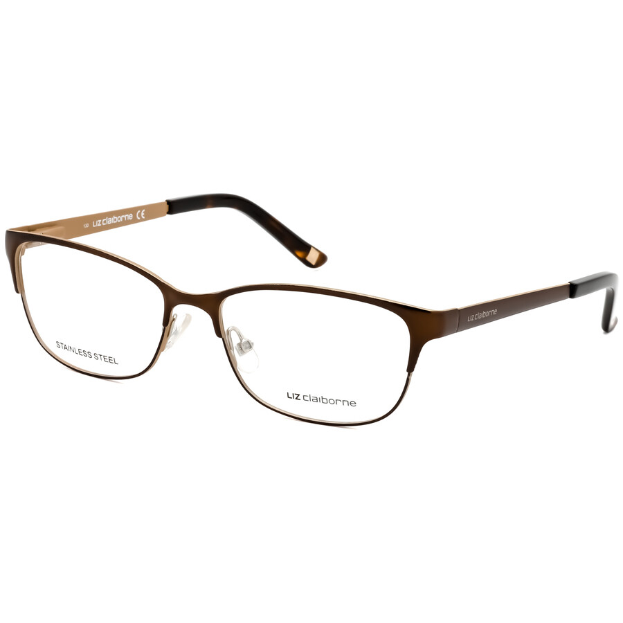 Liz Claiborne Ladies Brown Cat Eye Eyeglass Frames L63604IN0052 ...