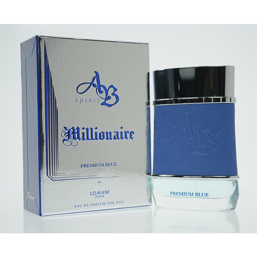 Lomani Men's AB Spirit Millionaire Premium Blue EDP Spray 3.3 oz ...