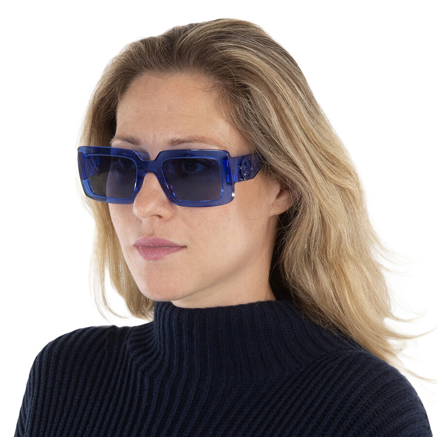 Longchamp Blue Rectangular Ladies Sunglasses LO743S 400 53 886895622929 ...