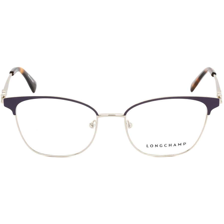 Longchamp Ladies Blue Round Eyeglass Frames LO211142452 886895393652 ...
