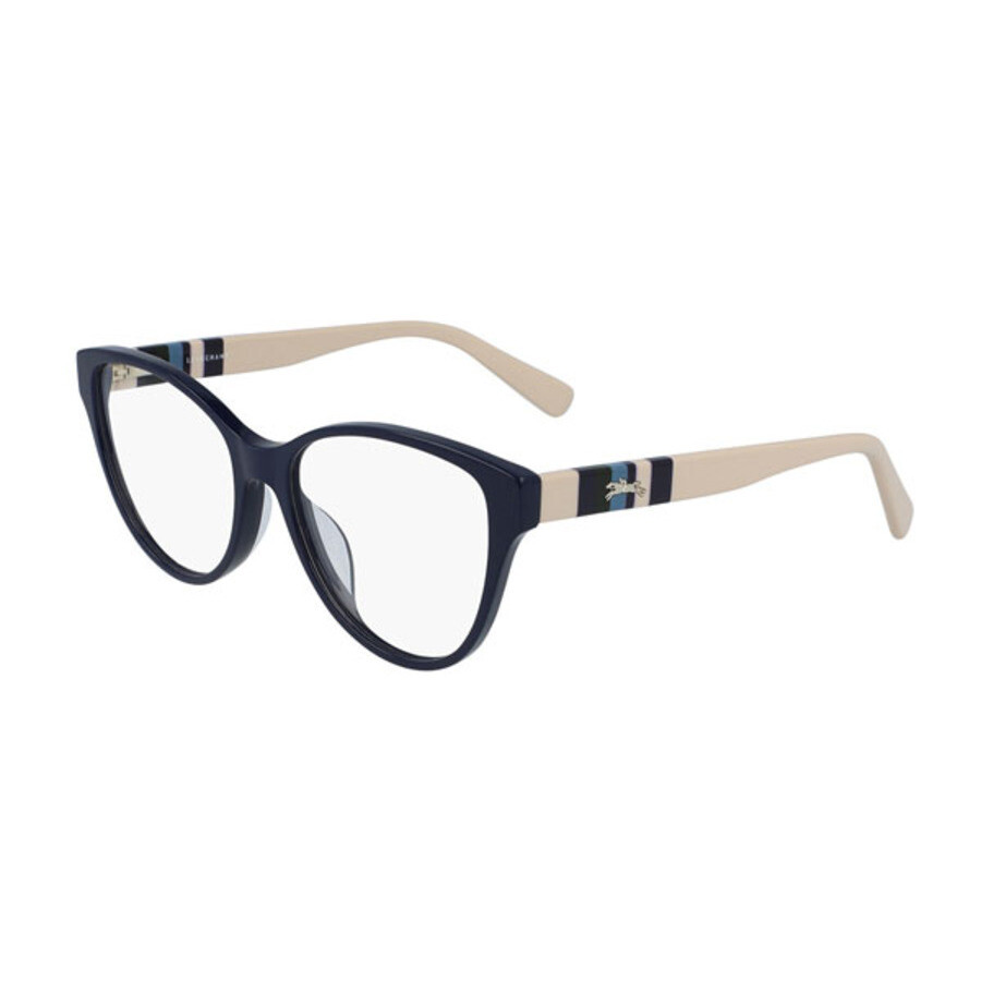 Longchamp Ladies Blue Round Eyeglass Frames LO263442454 886895393683 ...