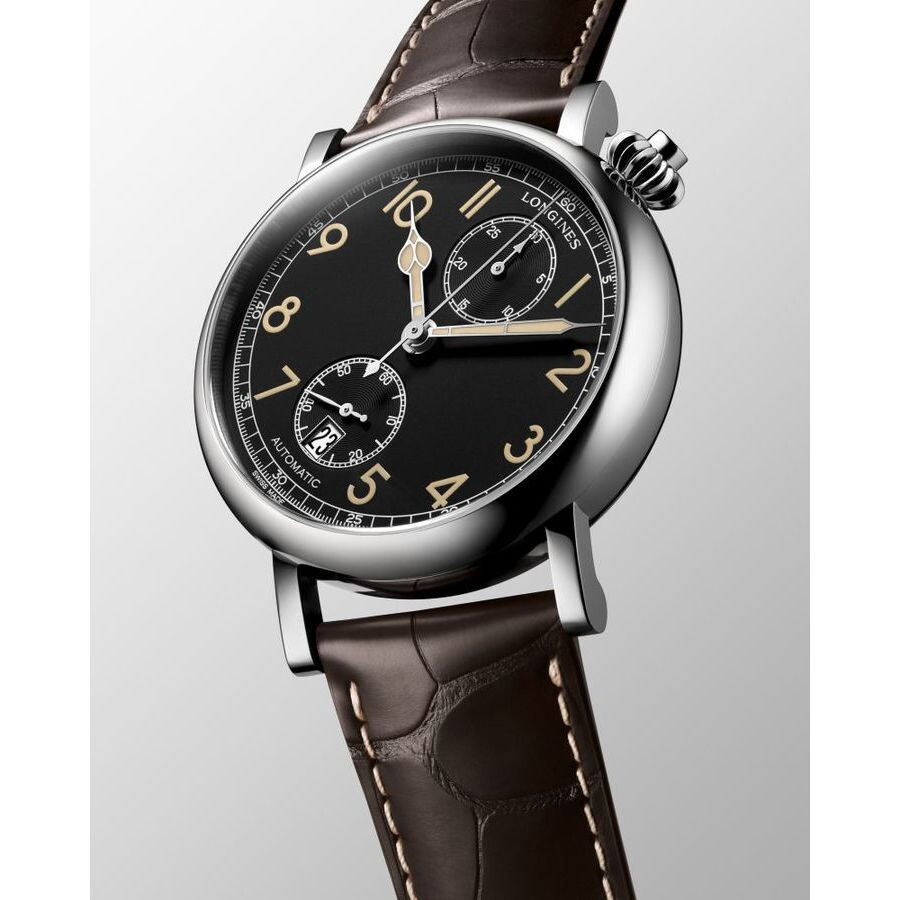 Longines Black Dial Men's Watch Avigation Avigation - Watches ...