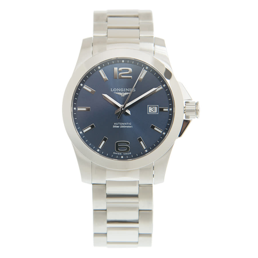 Longines Conquest Automatic Blue Dial Men's 41 mm Watch L3.777.4.99.6 ...