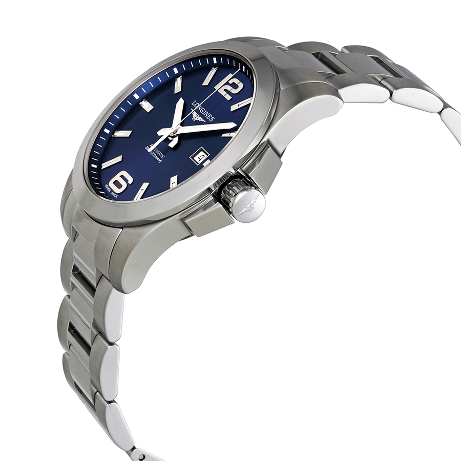 Longines Conquest Automatic Blue Dial Men's 43mm Watch L37784966 L3.778 ...