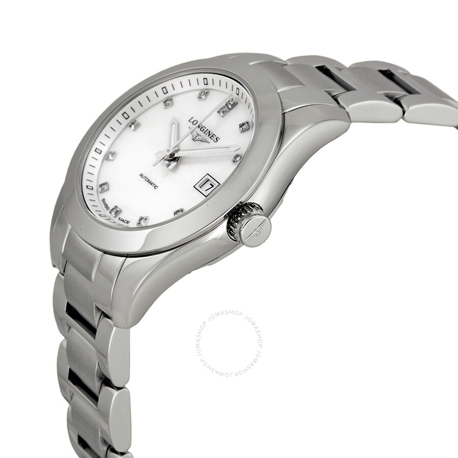 Longines Conquest Classic Automatic Mother of Pearl Dial Ladies Watch ...