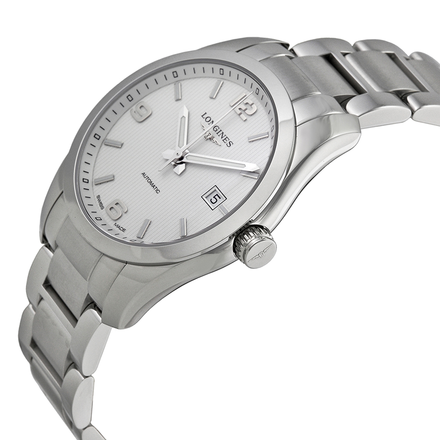 Longines Conquest Automatic Silver Dial Stainless Steel Watch L27854766 ...