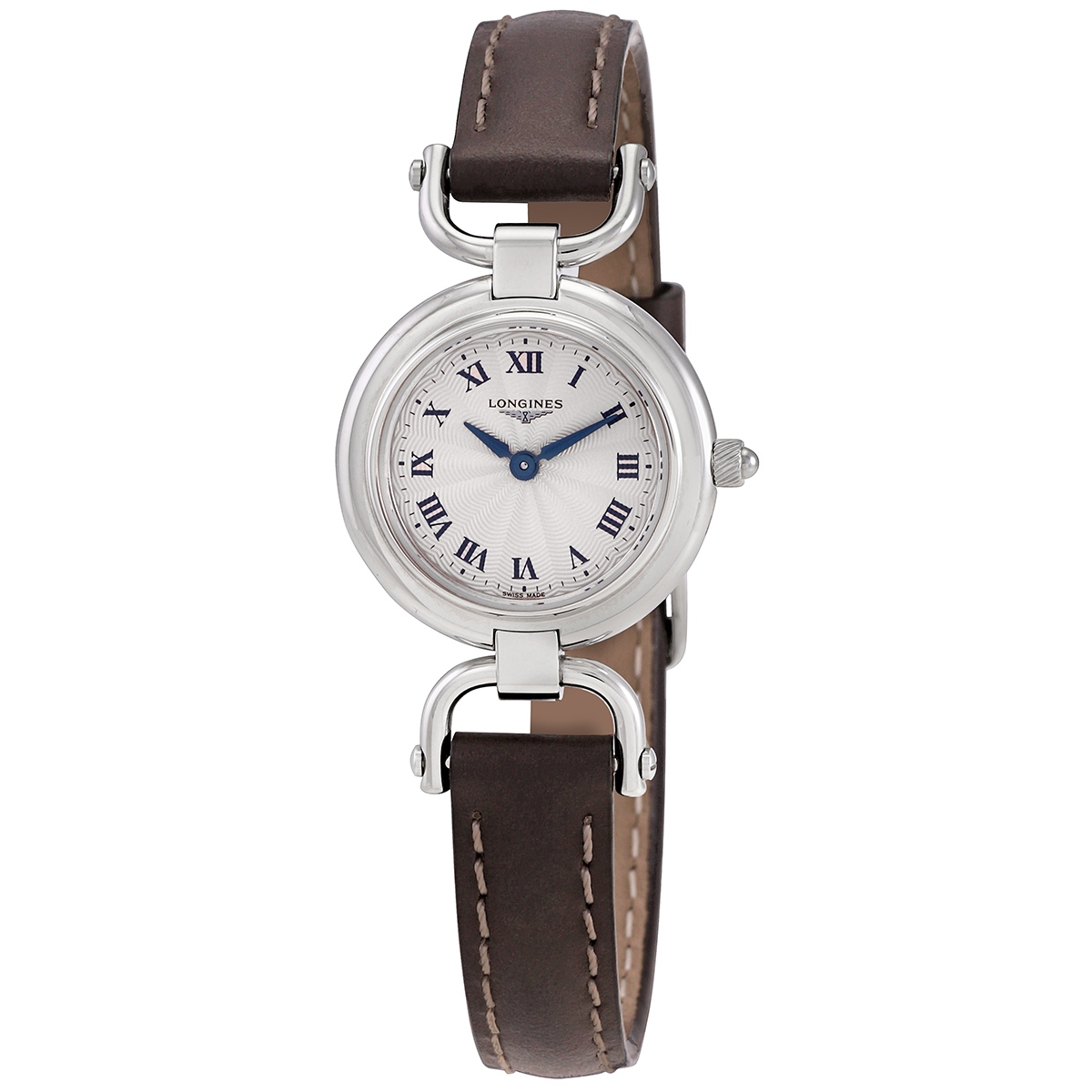 Longines Equestrian Quartz Silver Dial Ladies Watch L6.129.4.71.2 ...