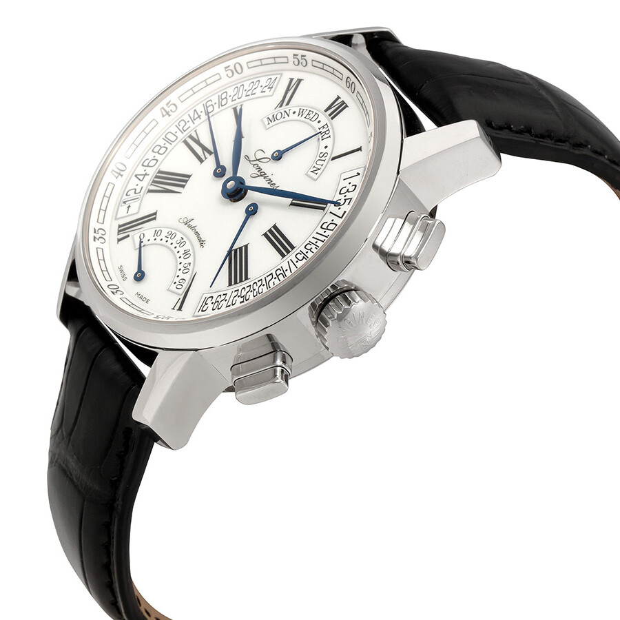 Longines Heritage Retrograde White Dial Automatic Men's Watch L4.797.4 ...
