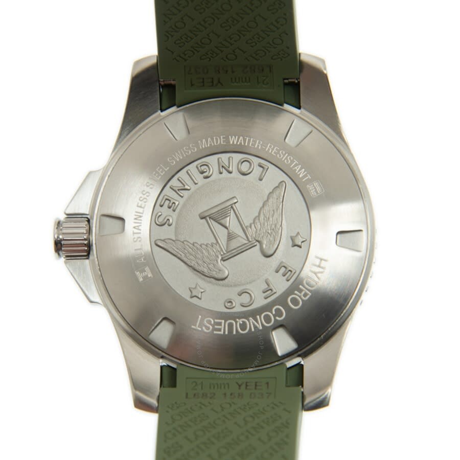 Longines Hydroconquest Automatic Green Dial Men's Watch L37824069 ...